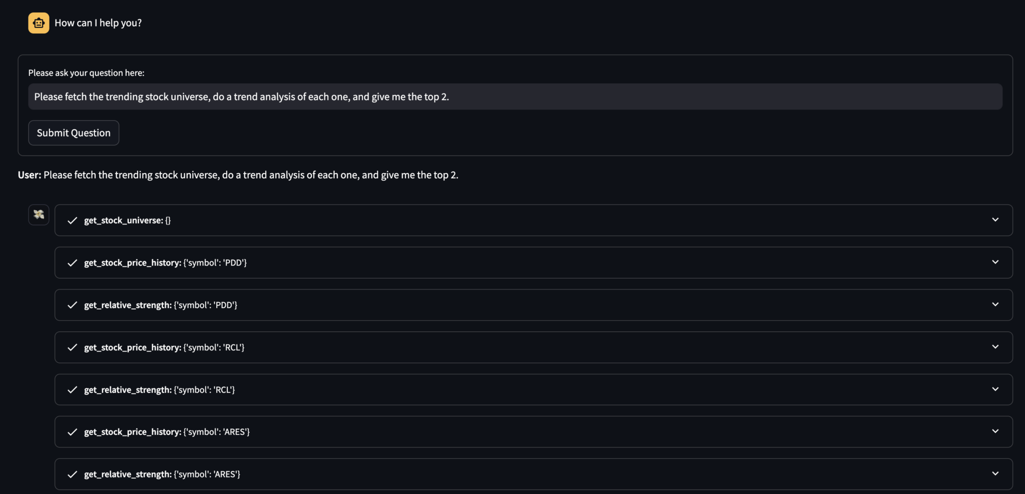 Empowering the AI Stock Analysis Agent with Universe Scanning » Seth Hobson